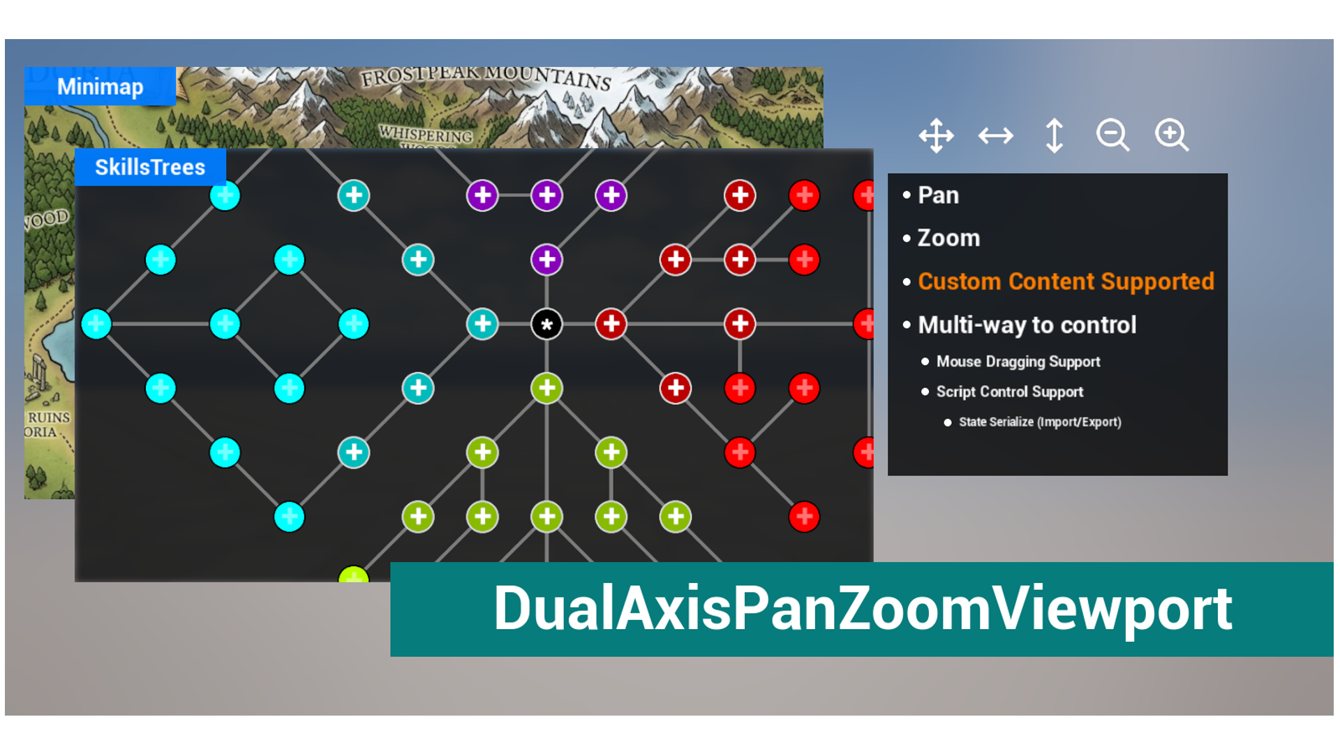 Dual-Axis Pan & Zoom Viewport Component | Fab