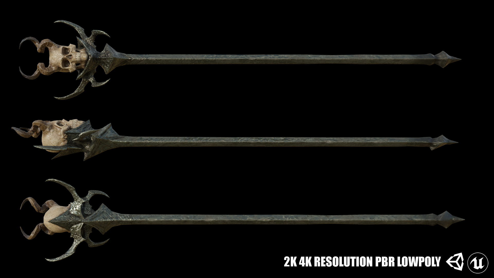Necromancer Staff 02 | Fab