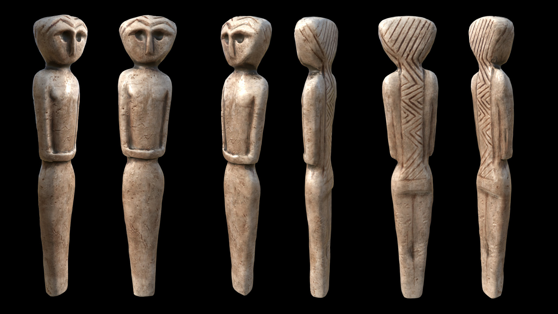 BRONZE AGE BONE IDOL 1 | Fab