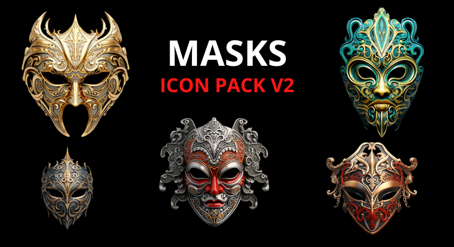 Masks V2 - Icon Pack | Fab