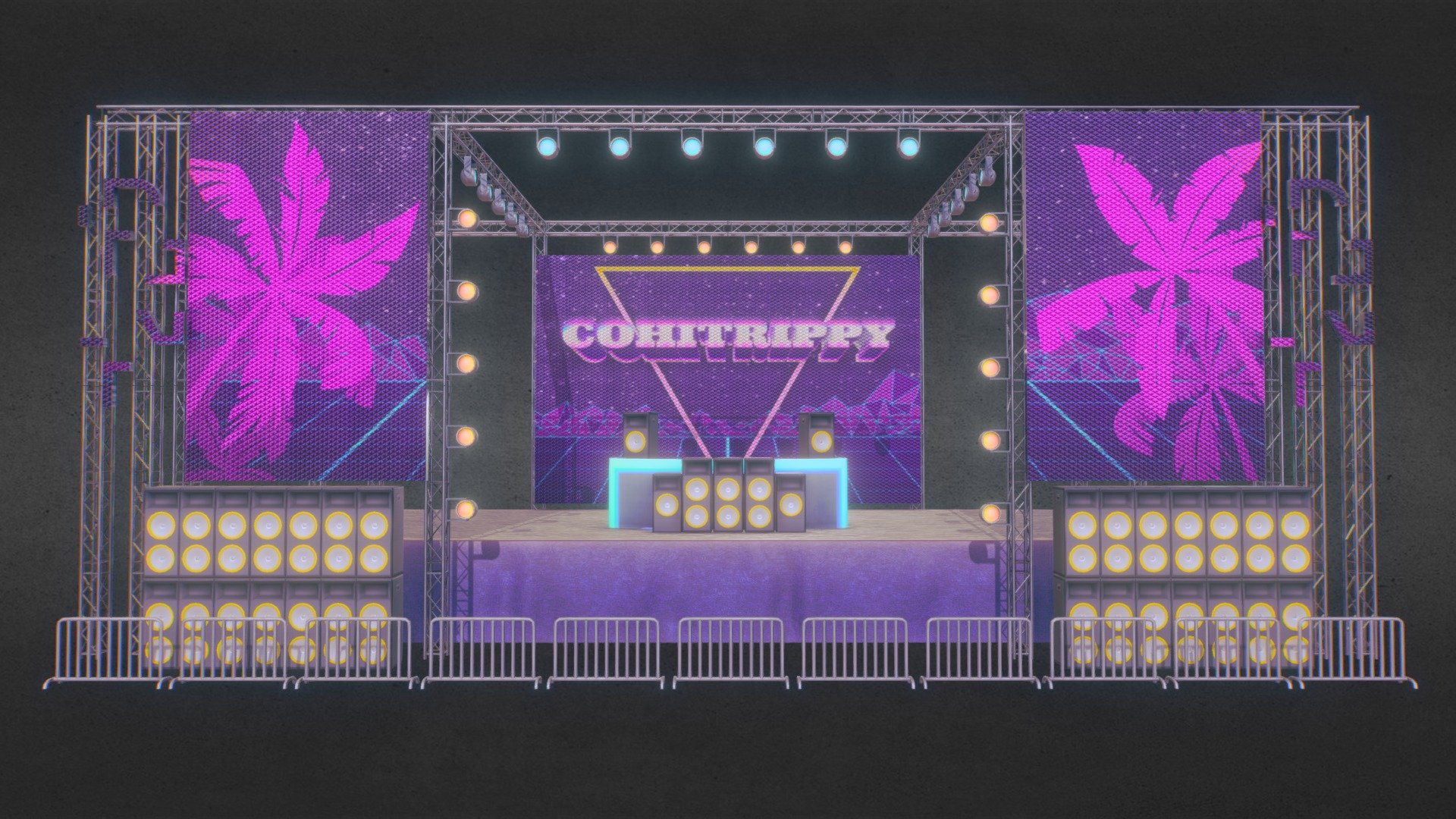 Dj Concert Stage