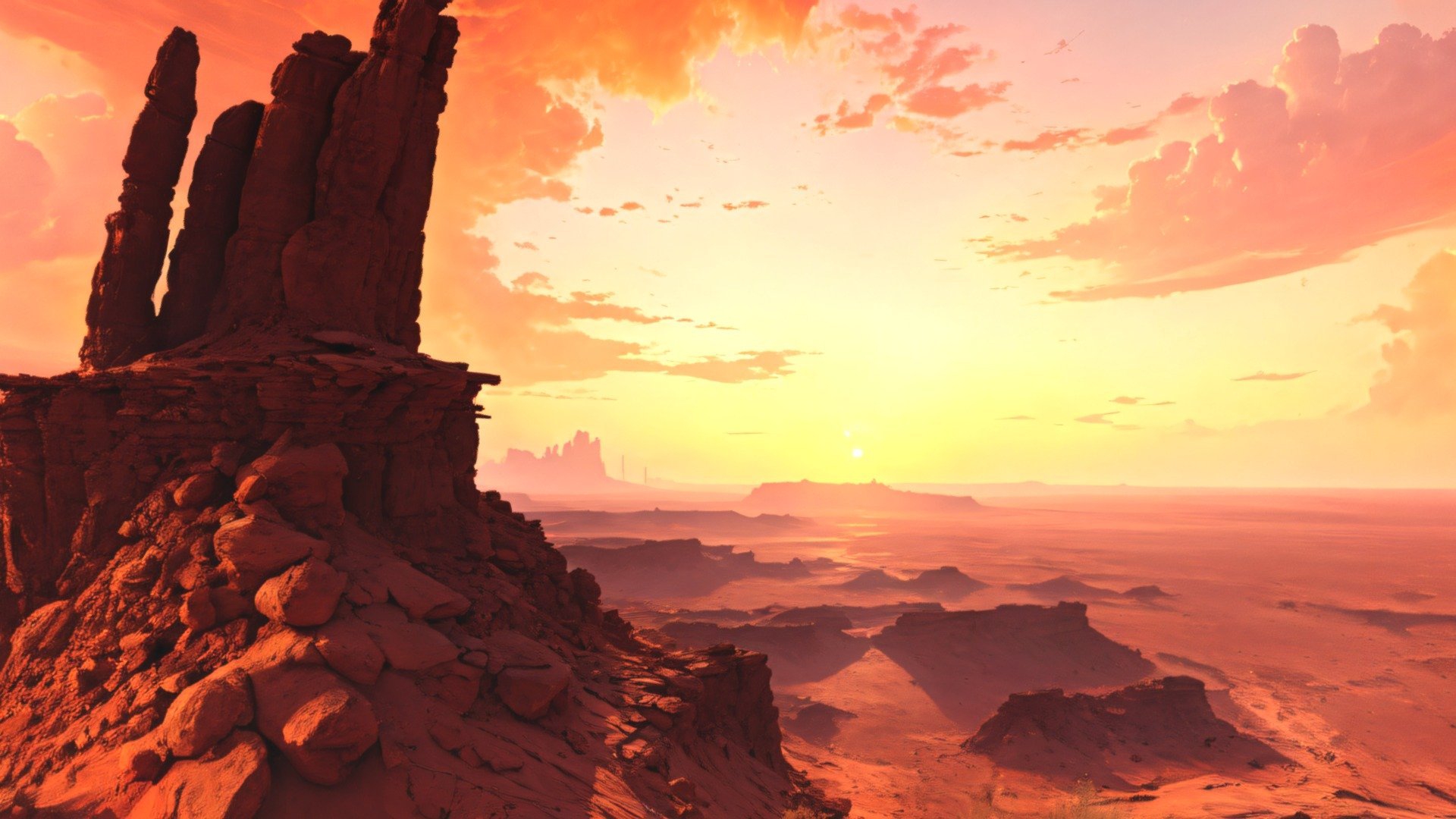 HDRI Post-Apocalyptic Desert Panorama D | Fab