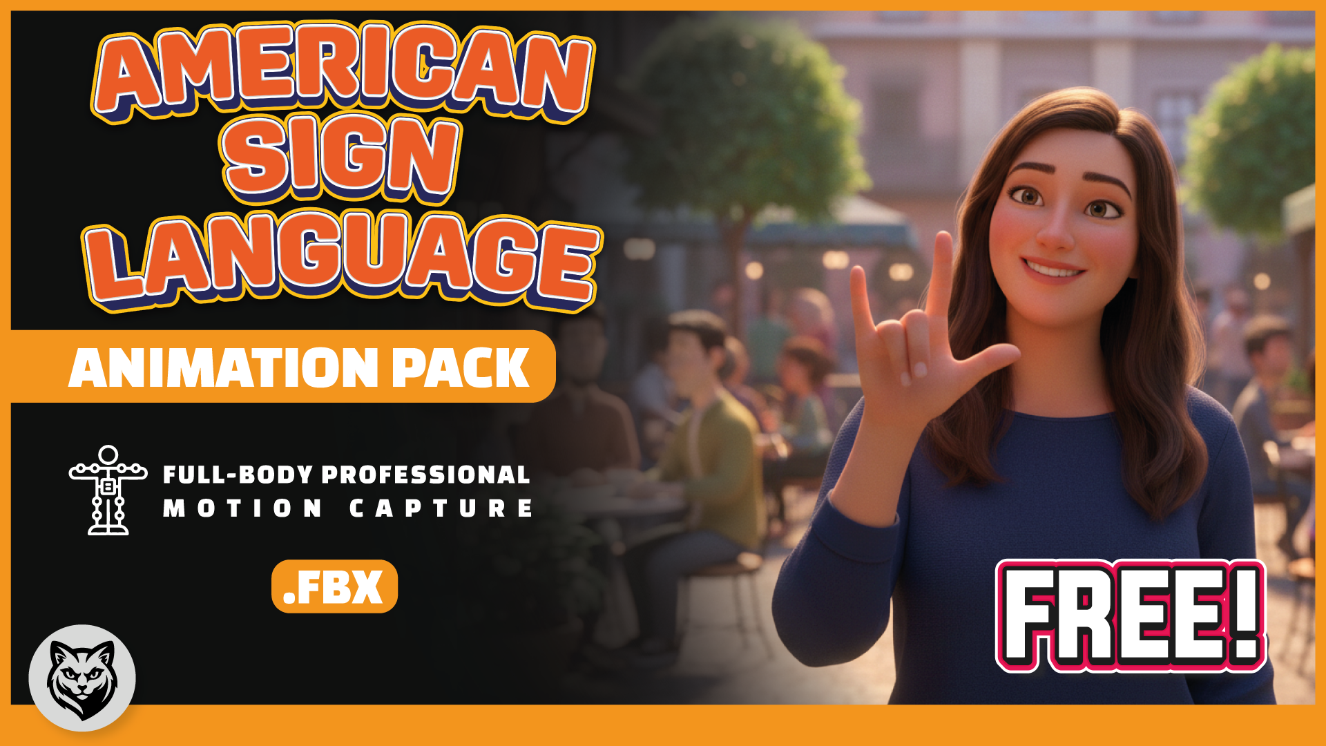 American Sign Language Animation Pack - Alphabet and Common Words | Fab