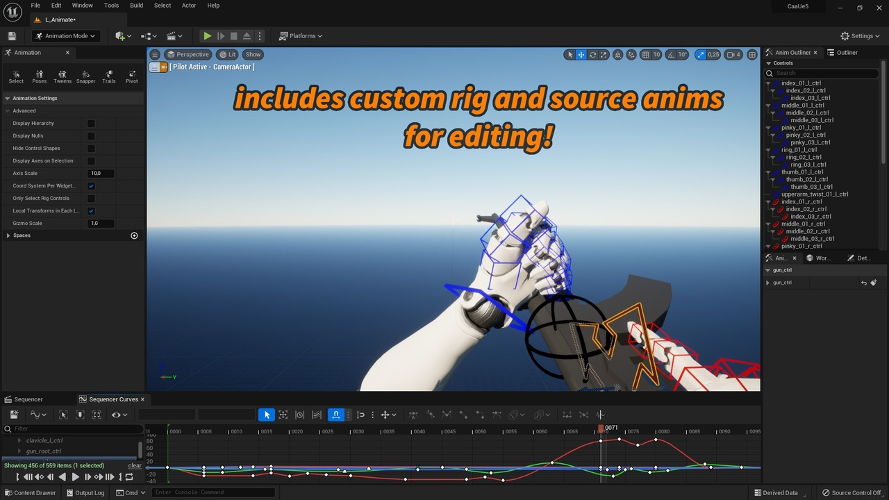 Customizable Arms Animations