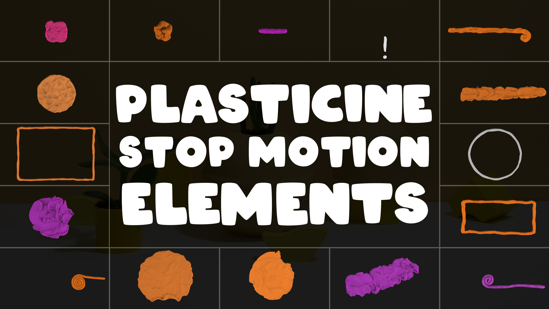 Plasticine Stop Motion Elements | Fab
