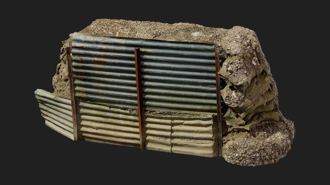 Military Trenches Wall Metal Corrugated 16 | Fab