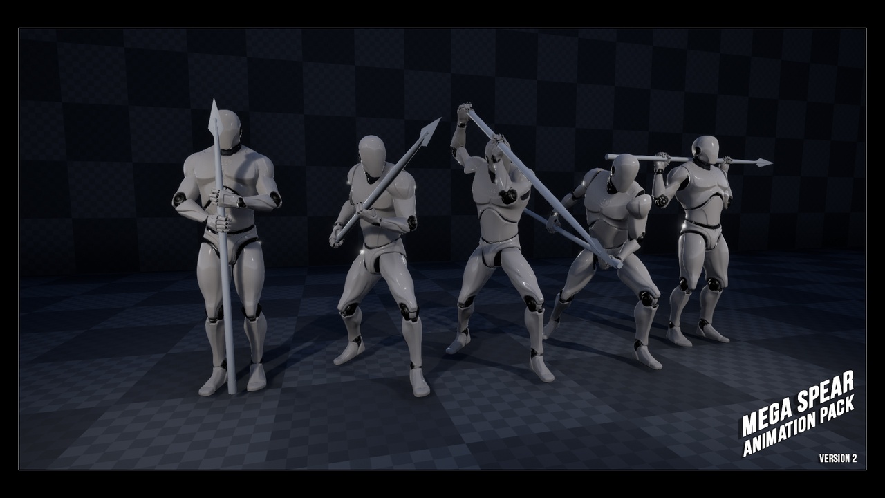 Mega Spear Animation Pack