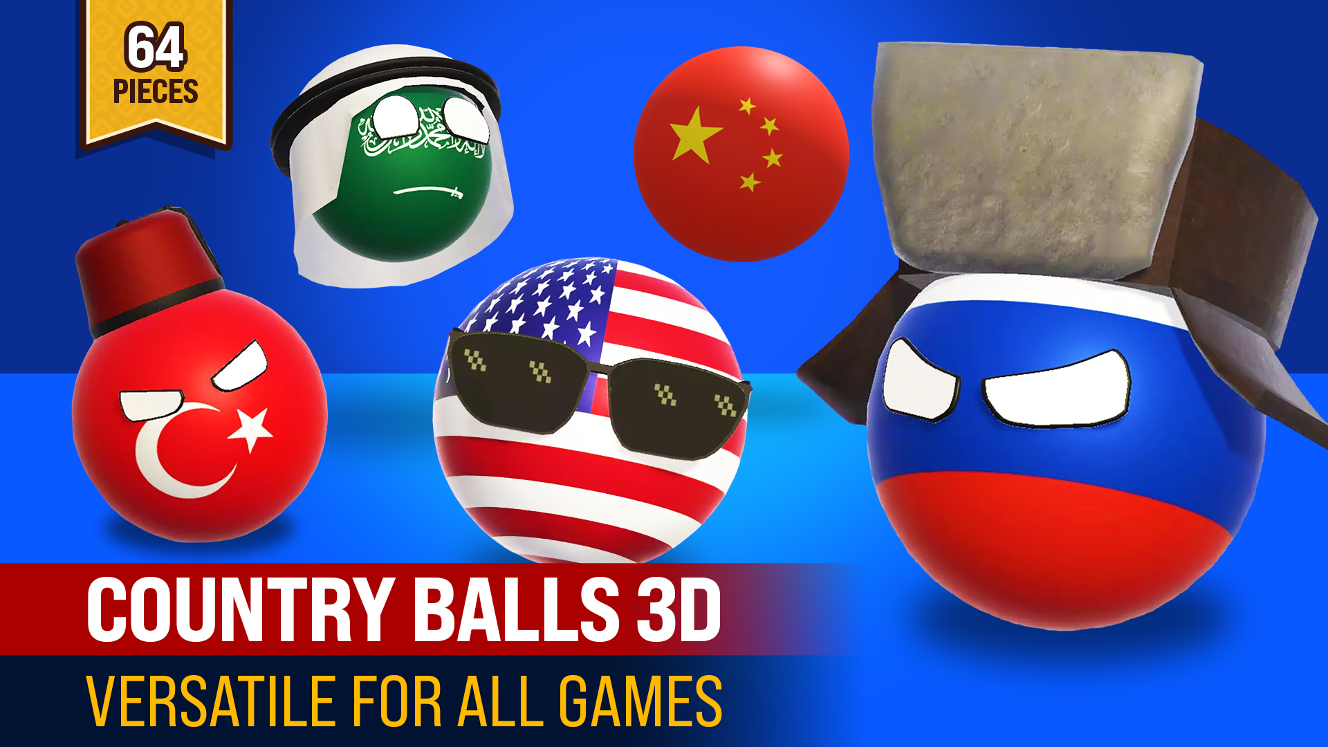 Country Balls 3D | Fab