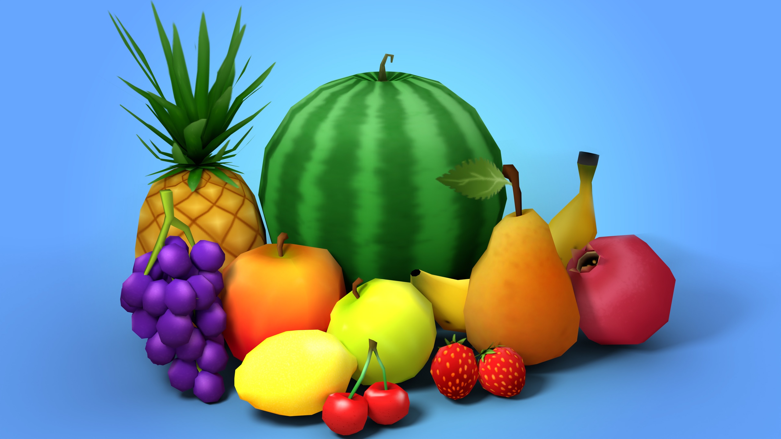 Stylized Fruit Pack - Hand-Painted Low Poly Assets | Fab