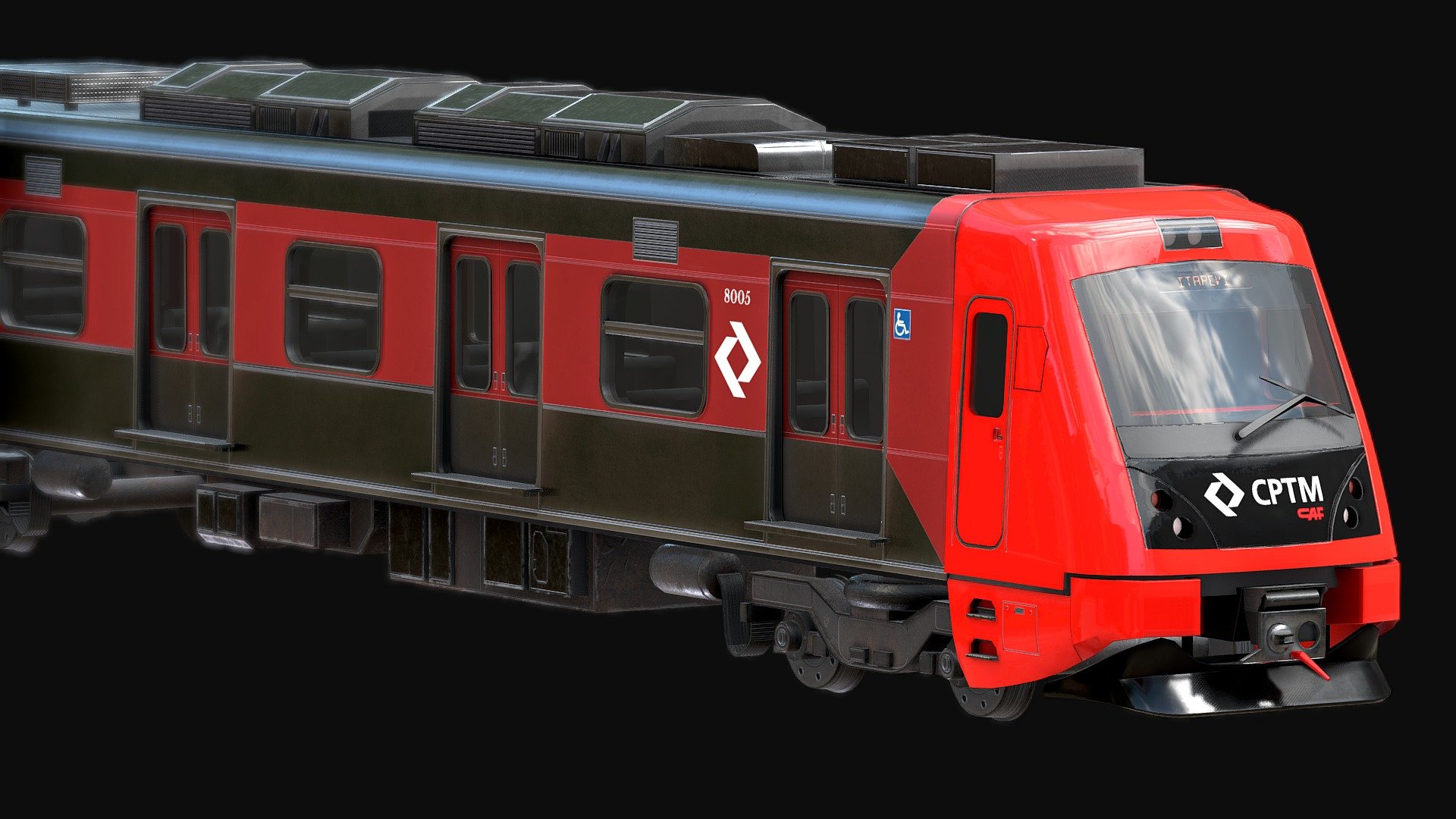 8000 Series Train - CPTM Sao Paulo - Brazil | Fab
