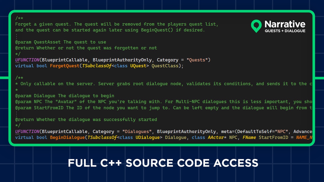 Narrative Tales - Node Based Quests and Dialogue