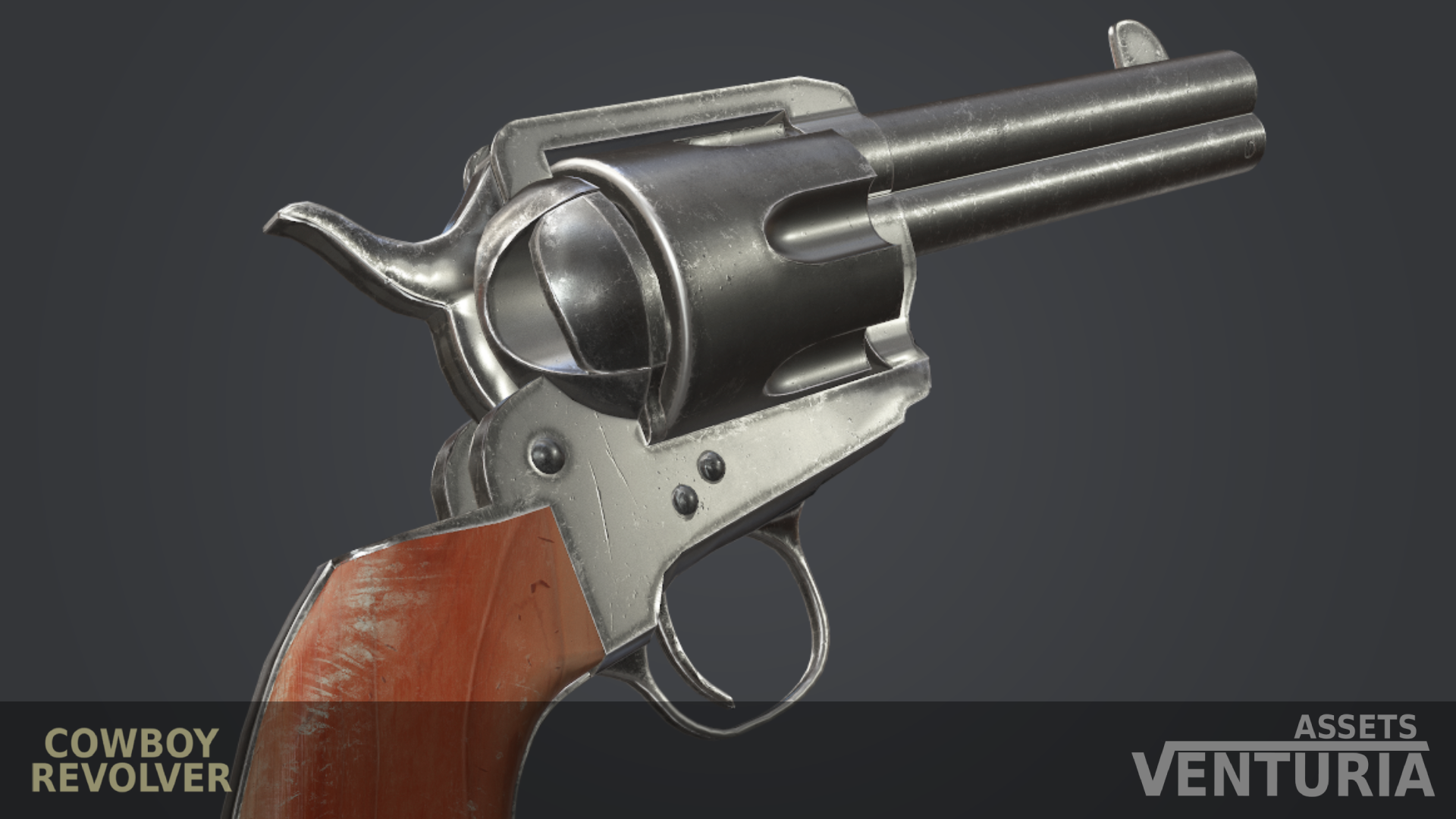 Western Revolver Animation