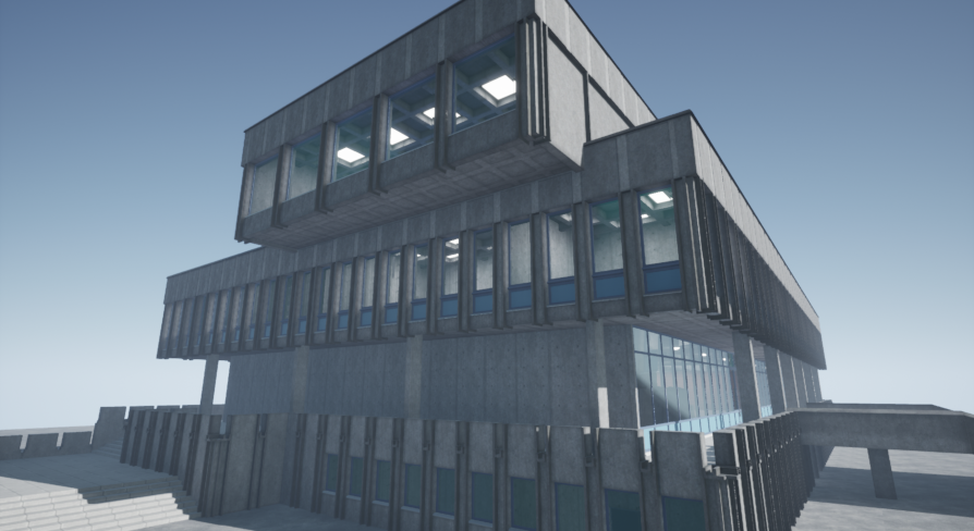 Modular Brutalist Building | Fab