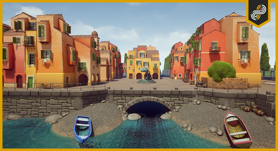 Stylized Italian City | Fab
