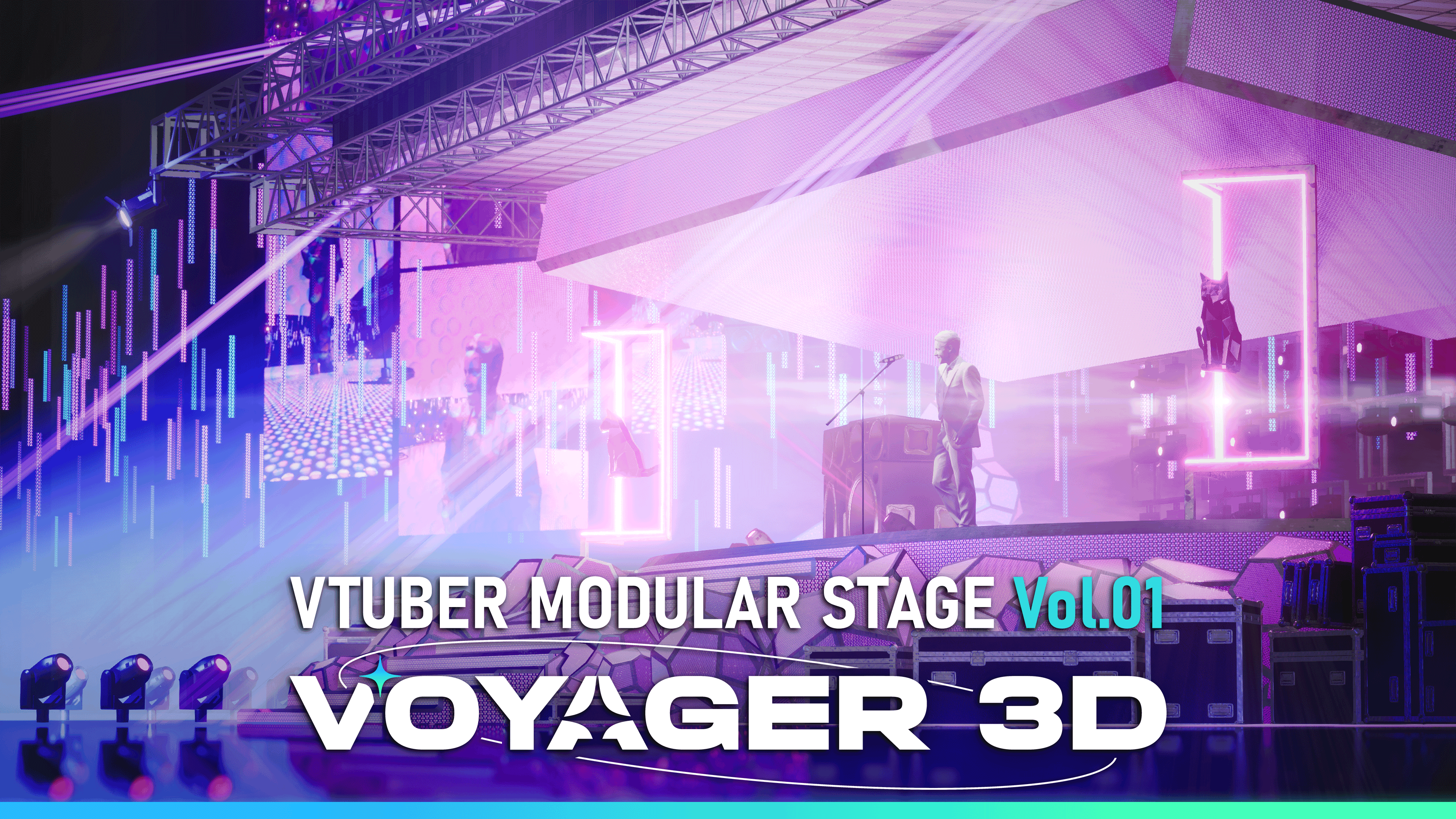 VTuber Modular Concert Stage - Vol.01 | Fab