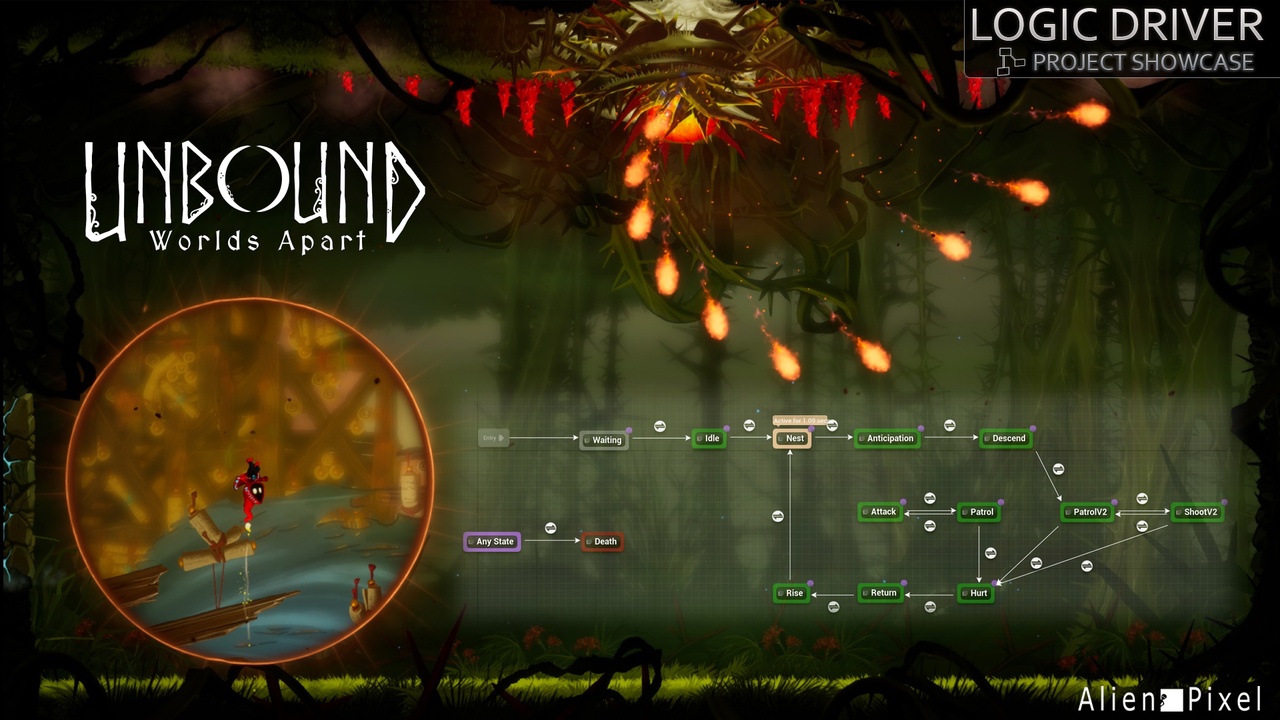 Logic Driver Pro - Blueprint Editor for Dialogue, Quest, Combat & FSM Systems