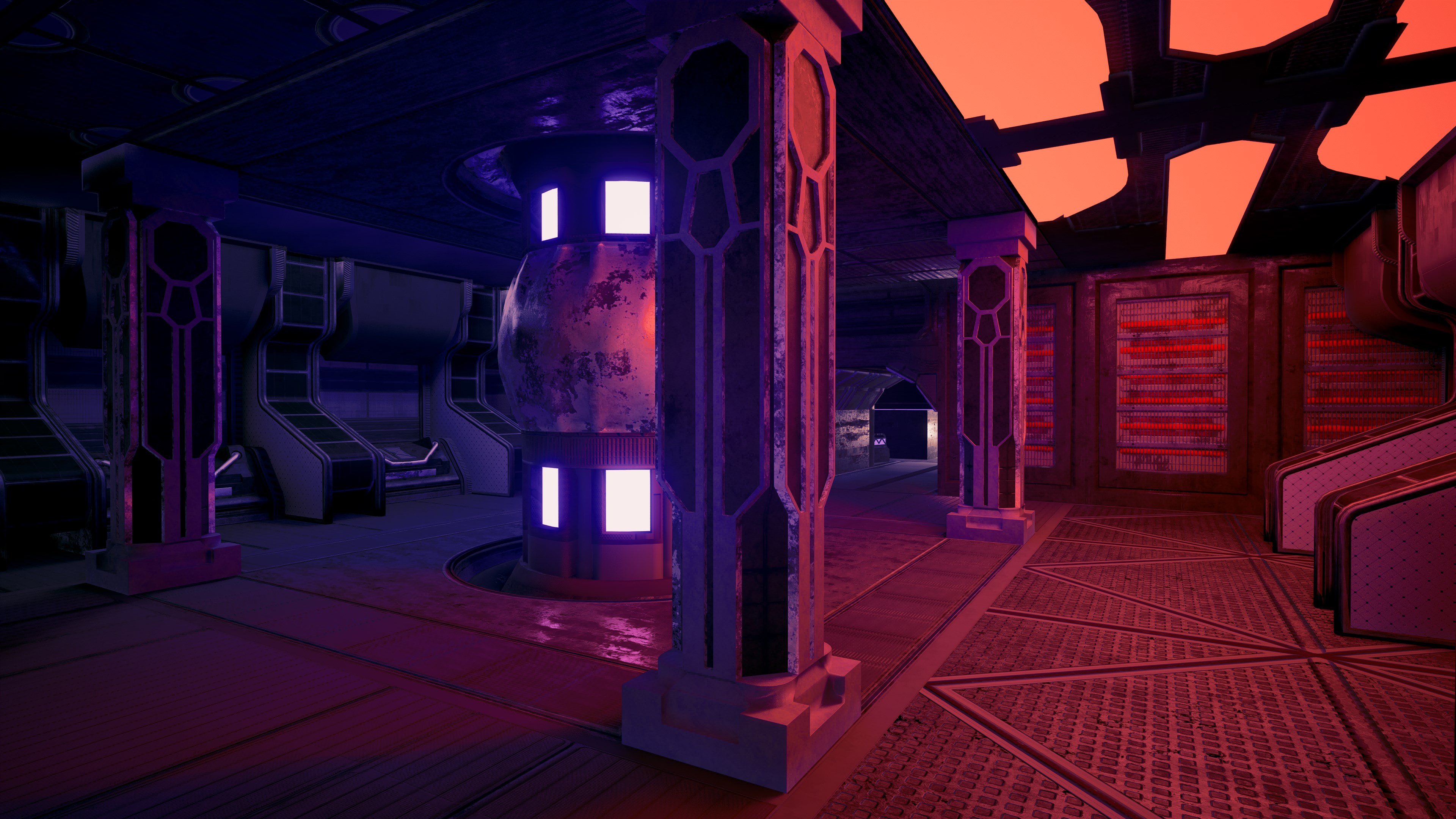 Sci Fi Space Station Interior | Fab