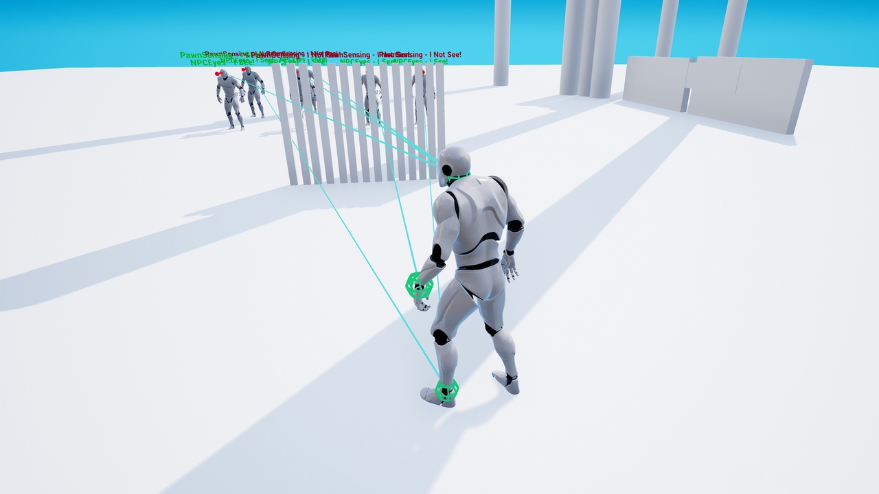 NPC Eyes Sight System - Accurate AI Vision, Tracking & Character Detection