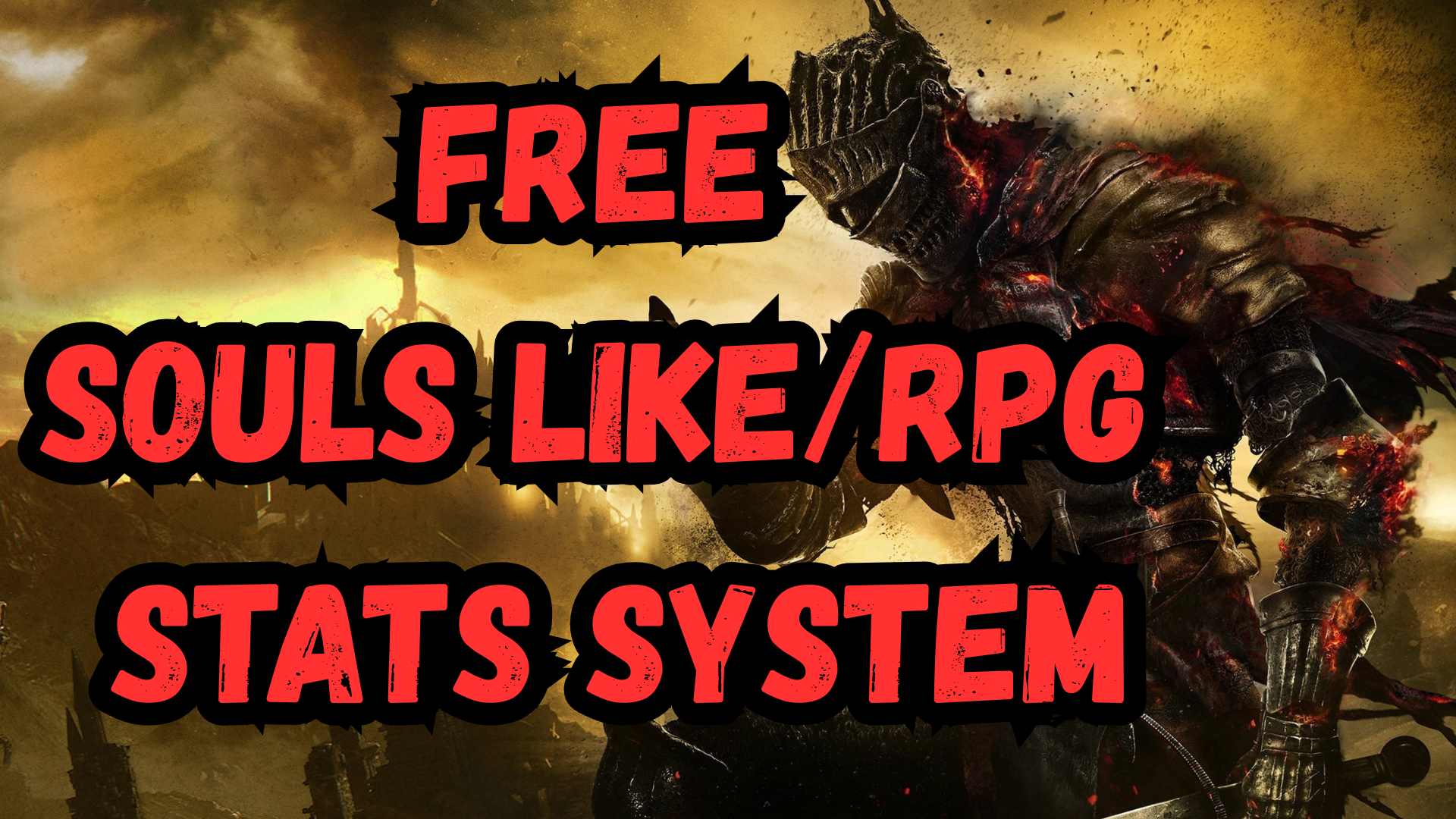 RPG/Soulslike Stats System | Fab