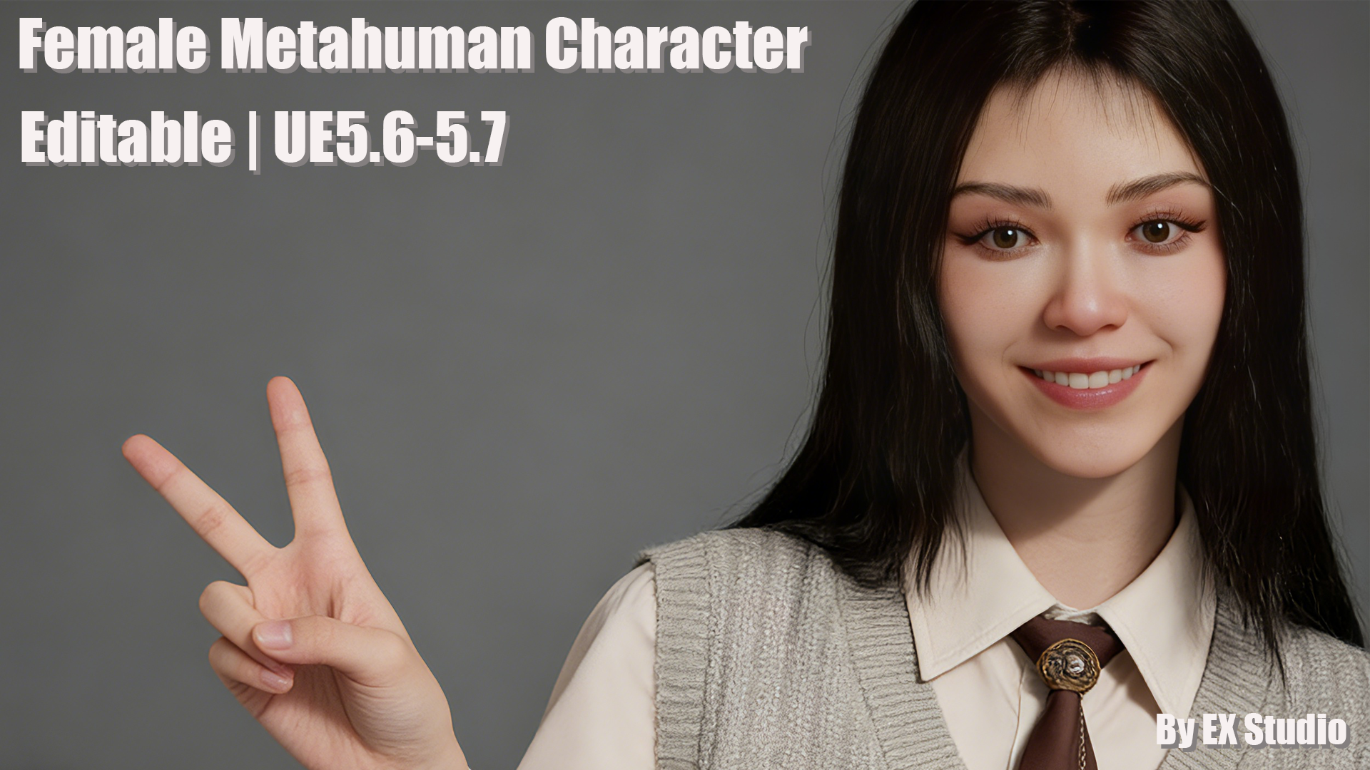 Female Metahuman Character | Editable | Metahuman | UE5.6-5.7 | MH_F_26 ...