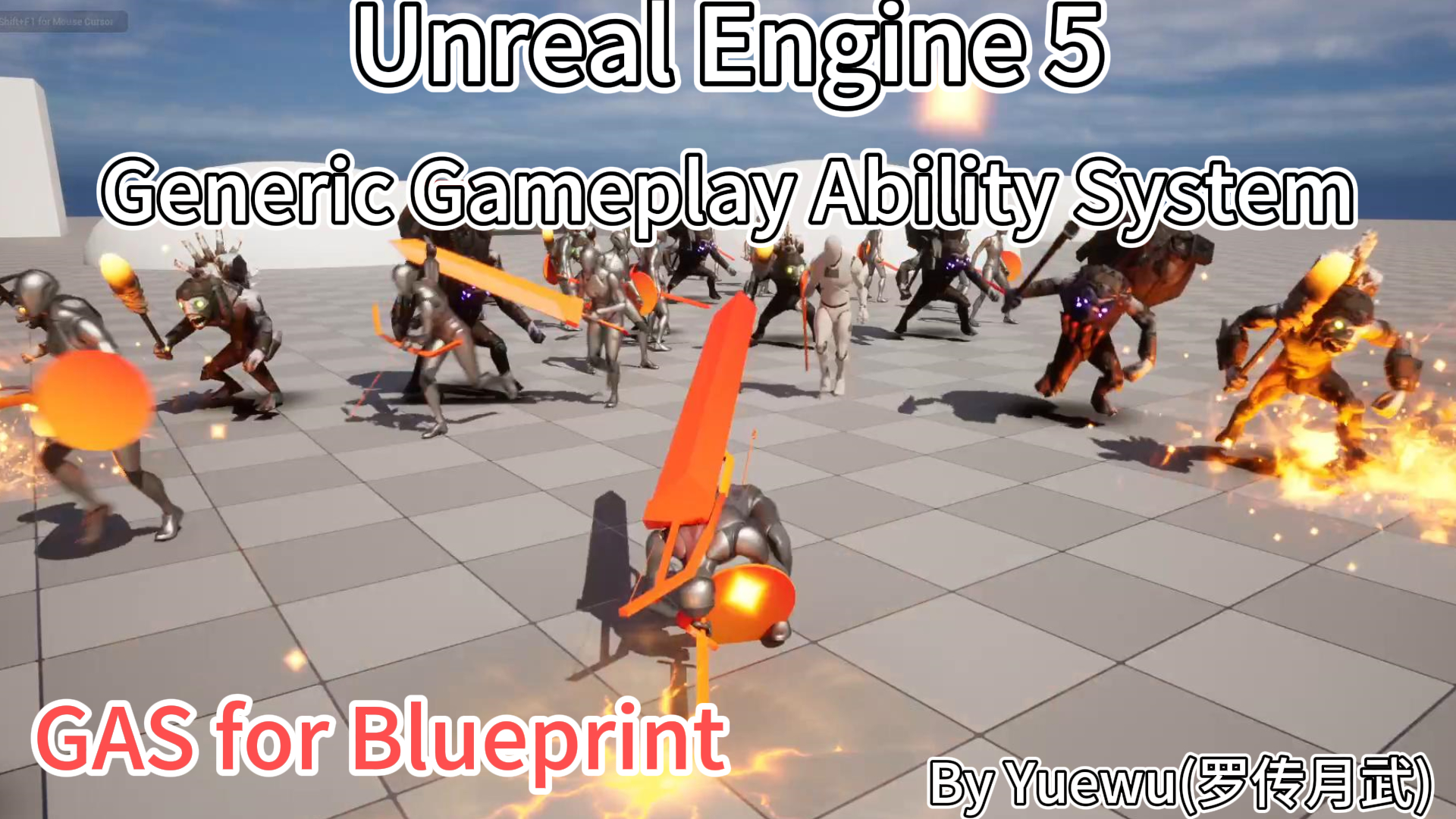 Generic Gameplay Ability System - GAS for Blueprint Users, No C++ Required.