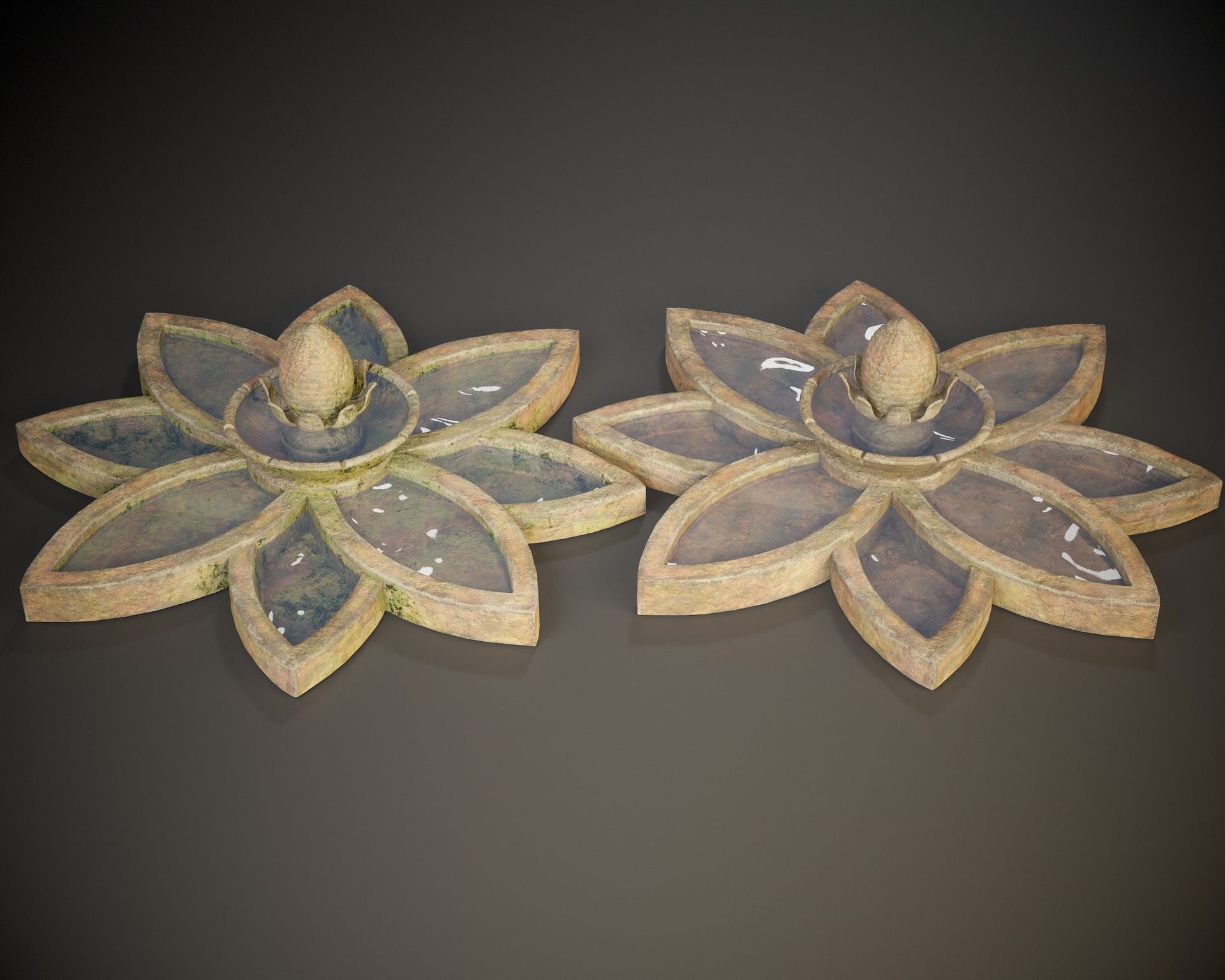 Medieval Floral Egg Waterfountain | Fab