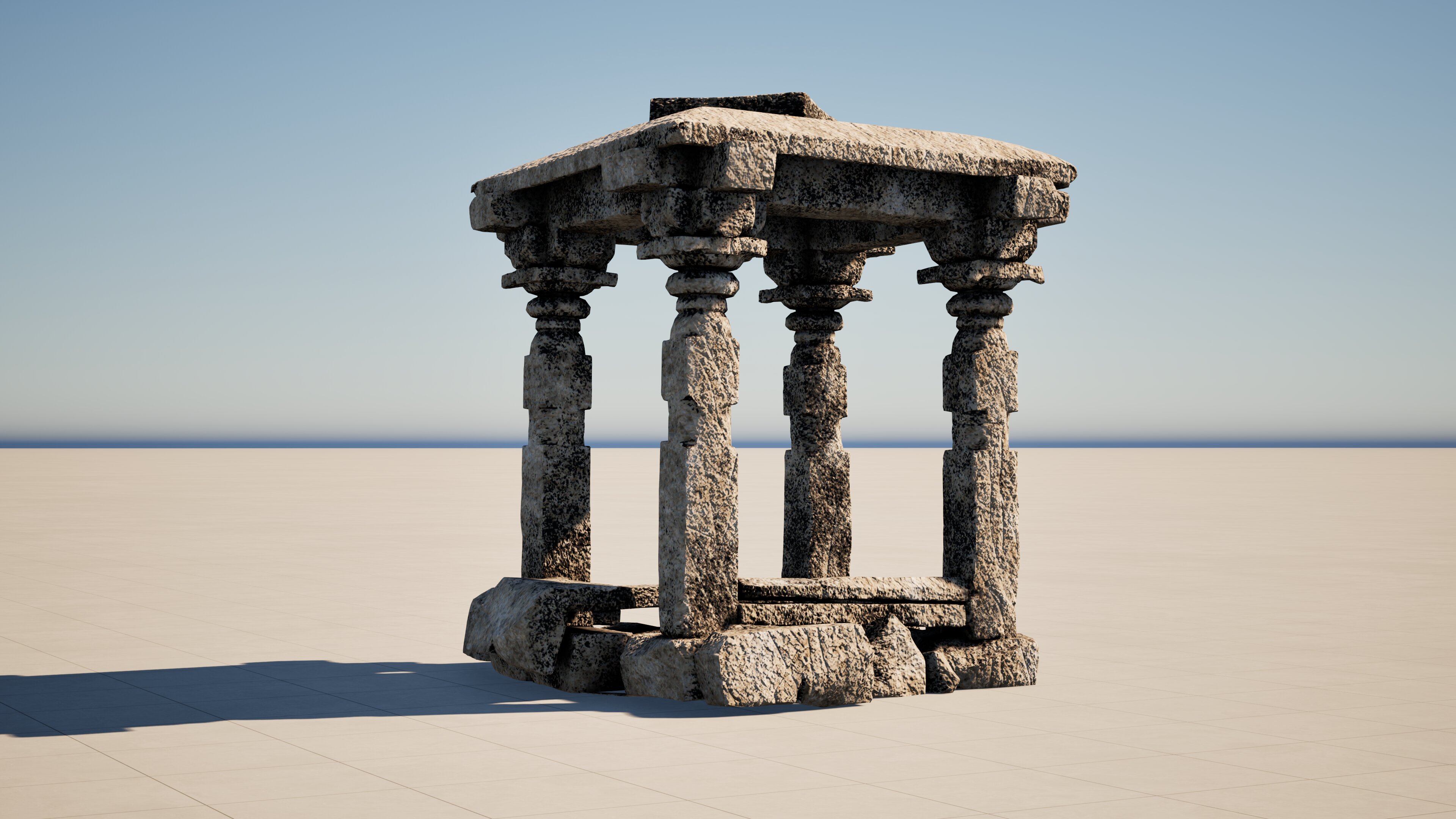 Ancient Temple Ruins - Pavillion- Hampi Style | Fab