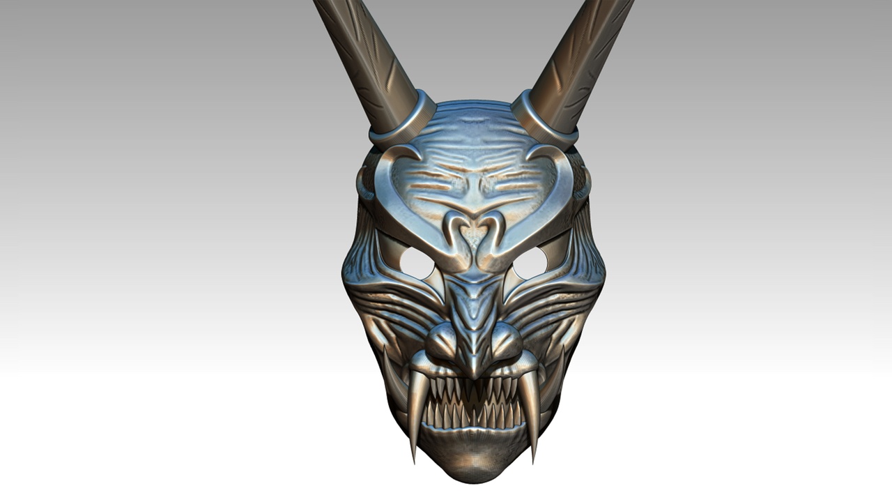 Demon Mask V3 | Fab