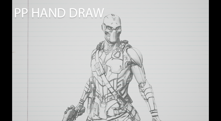 Post Process Hand Draw Outline