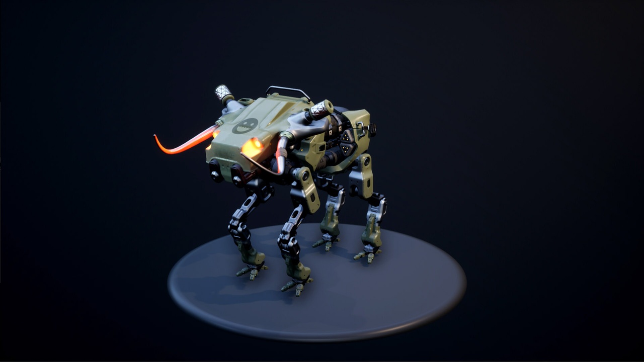 Sci fi Bull Mech