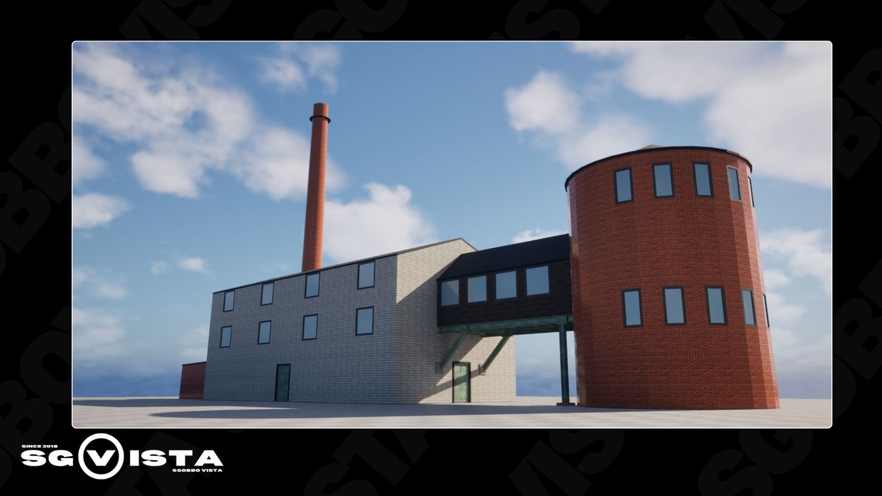 Industry Building | incl. PBR Materials | Fab