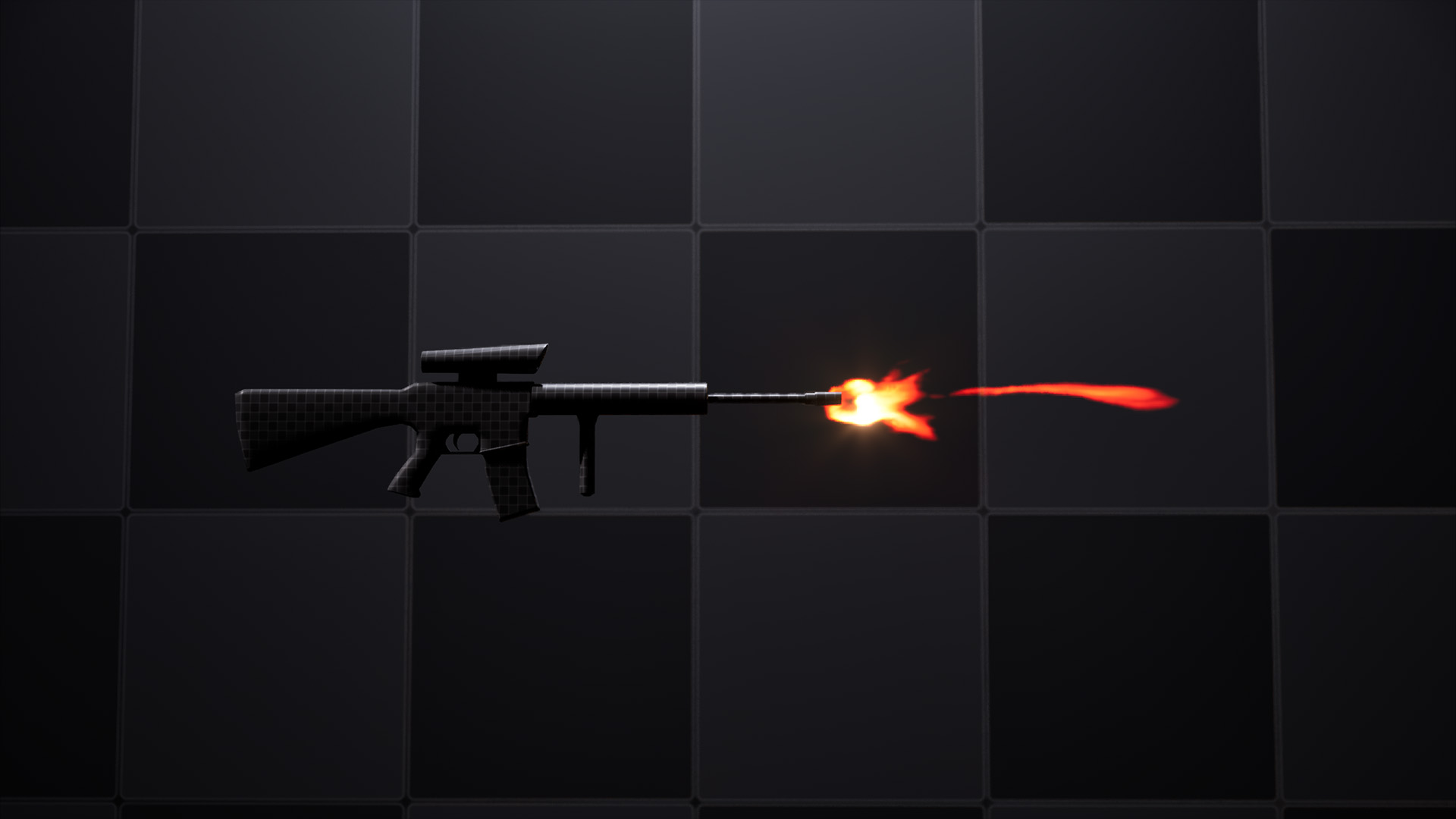 Machine Gun Muzzle Flash