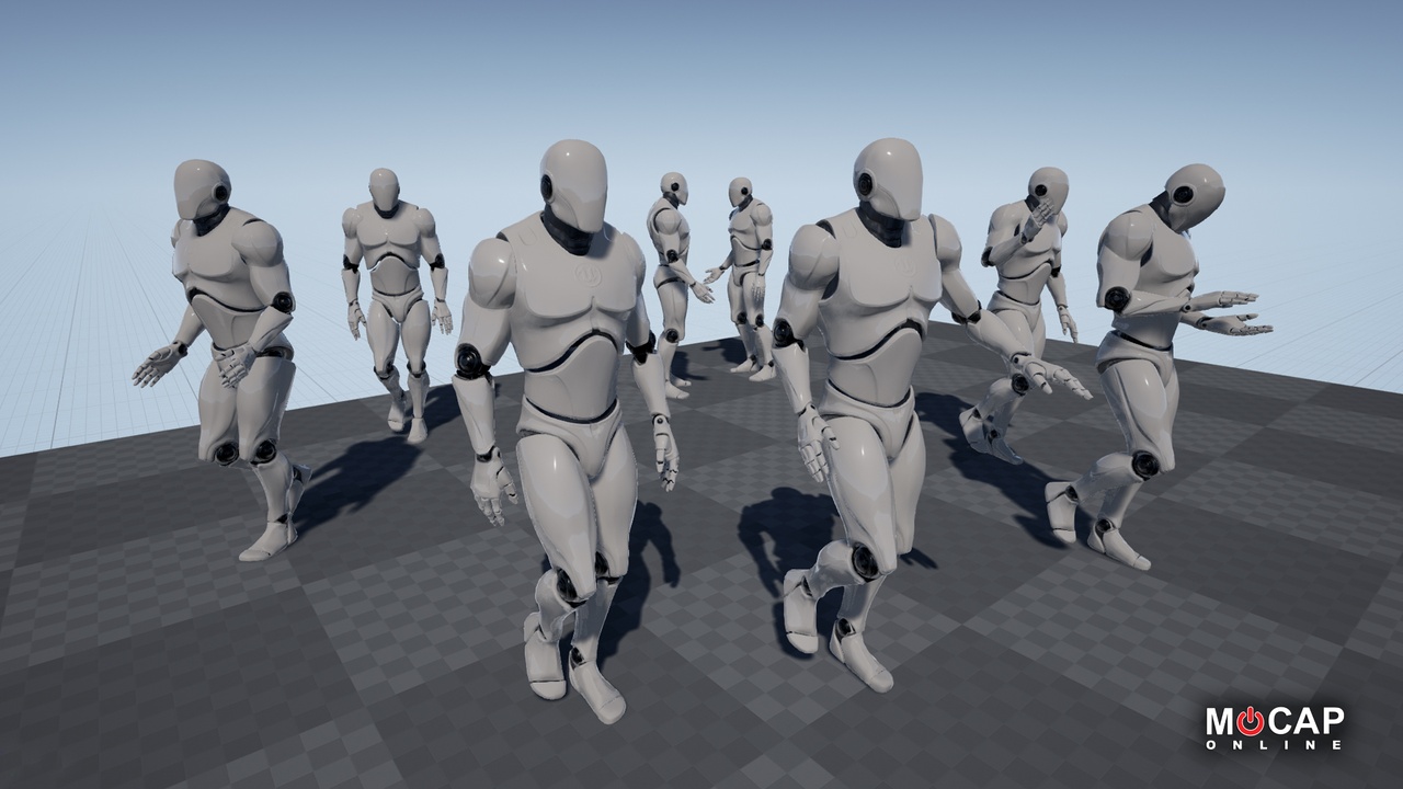 MoCap Online Free Animation Pack | UNREAL 3D Character Animations for FAB Market