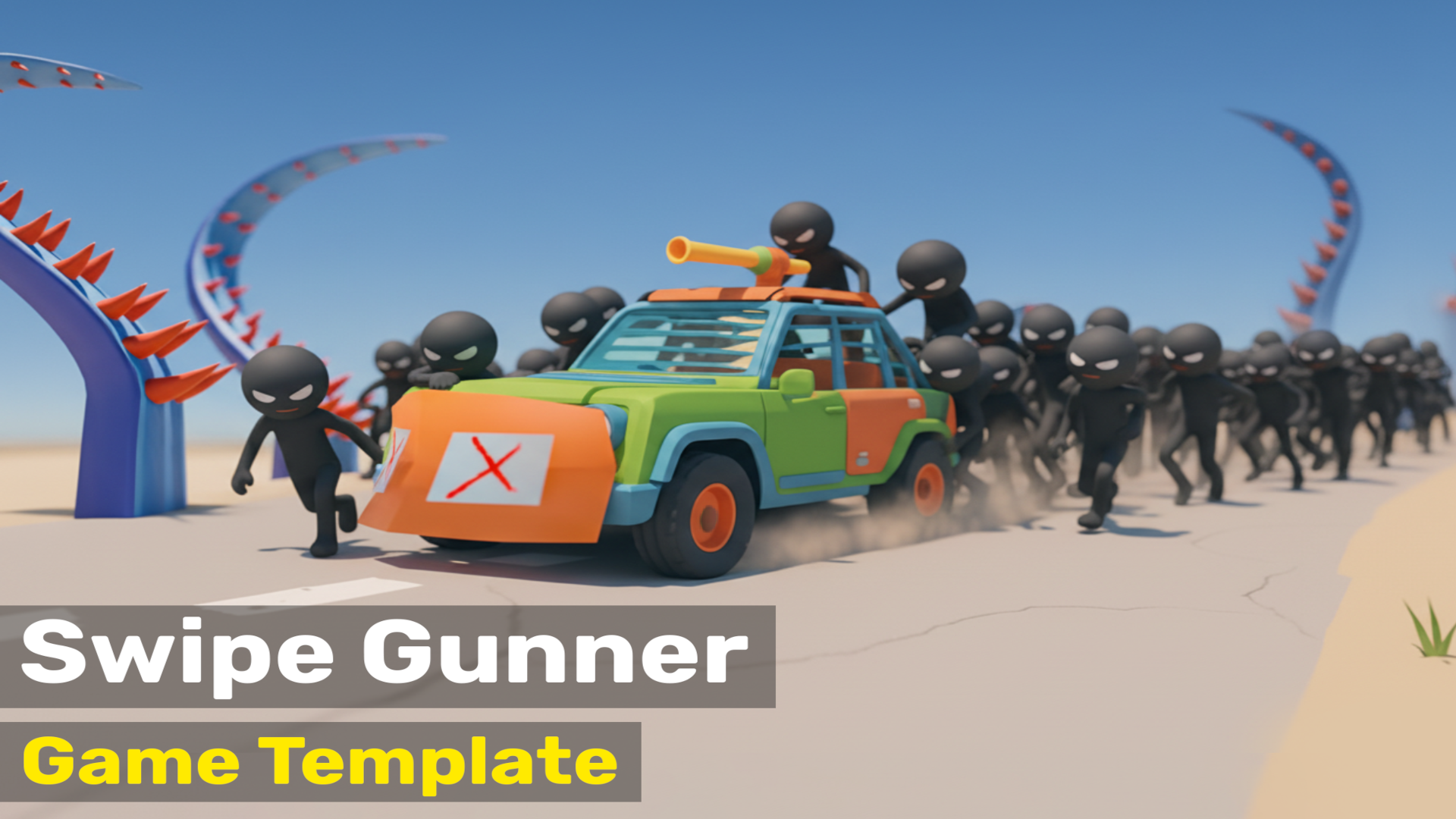 Swipe Gunner | Template | Fab