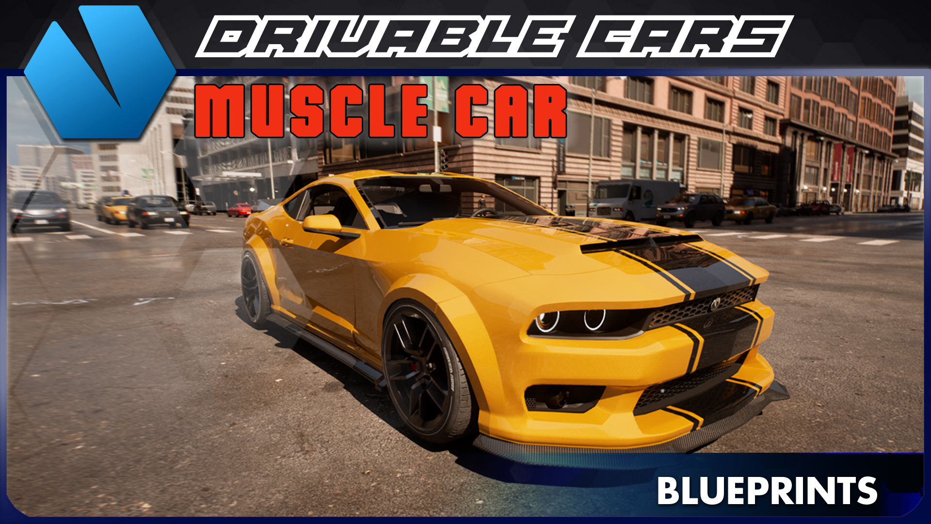 Drivable Cars: Muscle Car | Fab