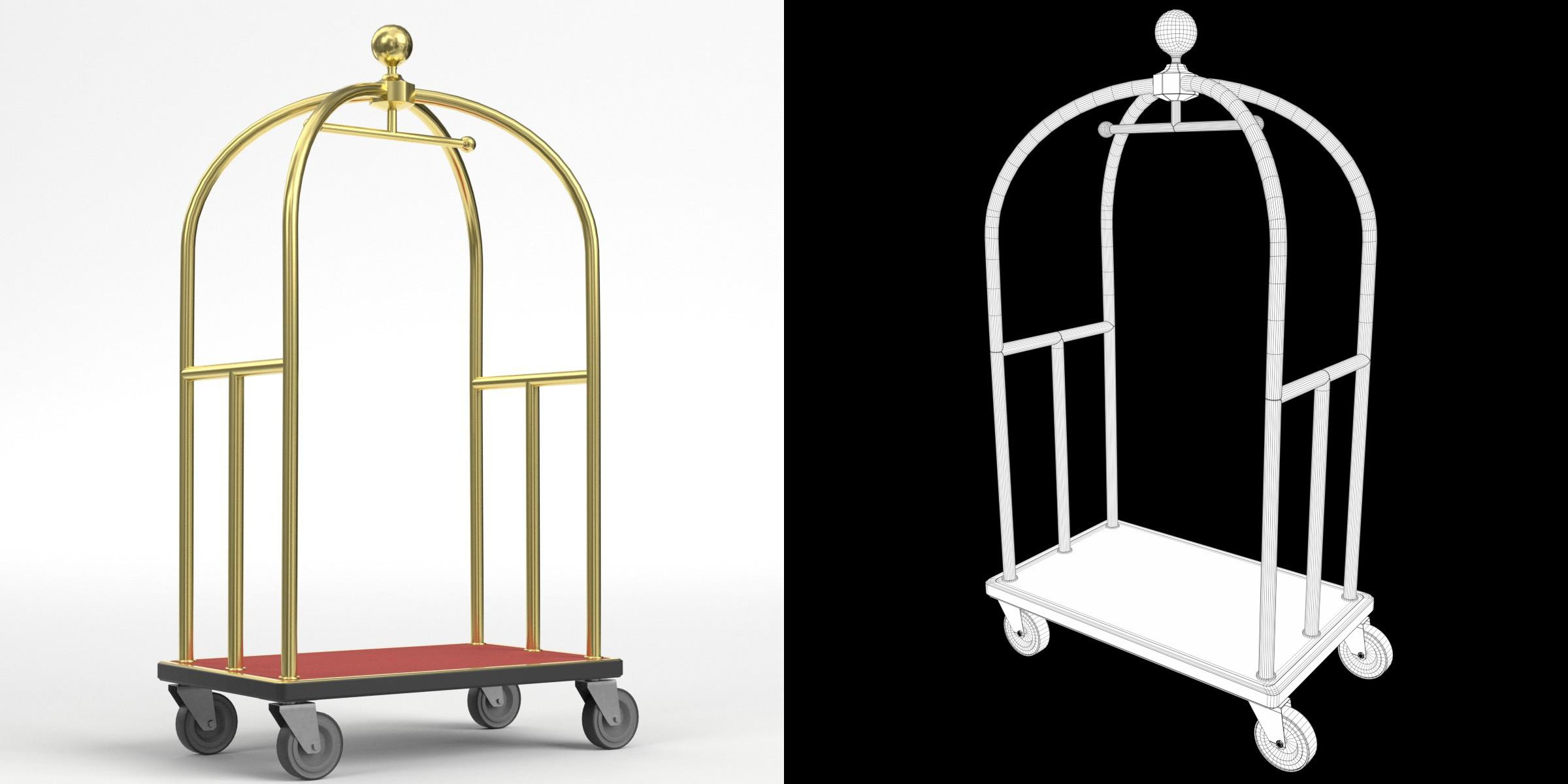 Hotel luggage cart 2 | Fab