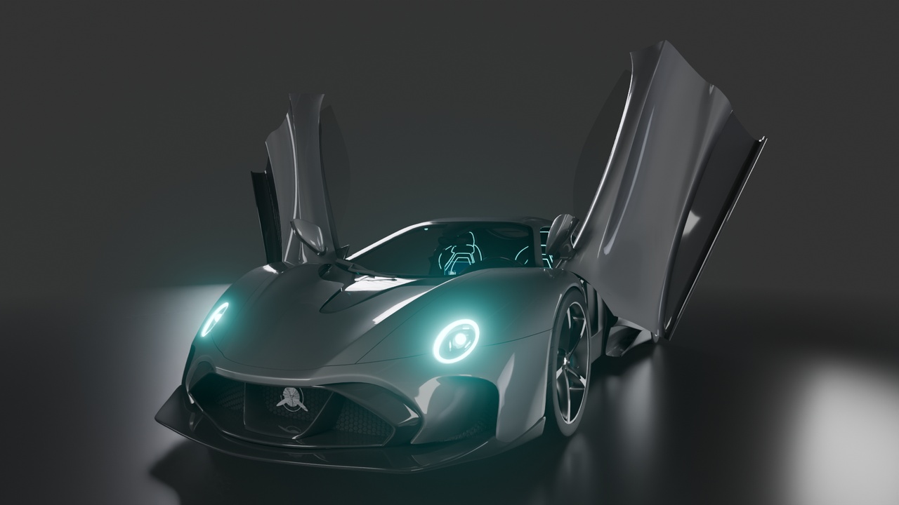 JTX SP50 Aetherion Hypercar Convertible with Full interiors, rigged and ...
