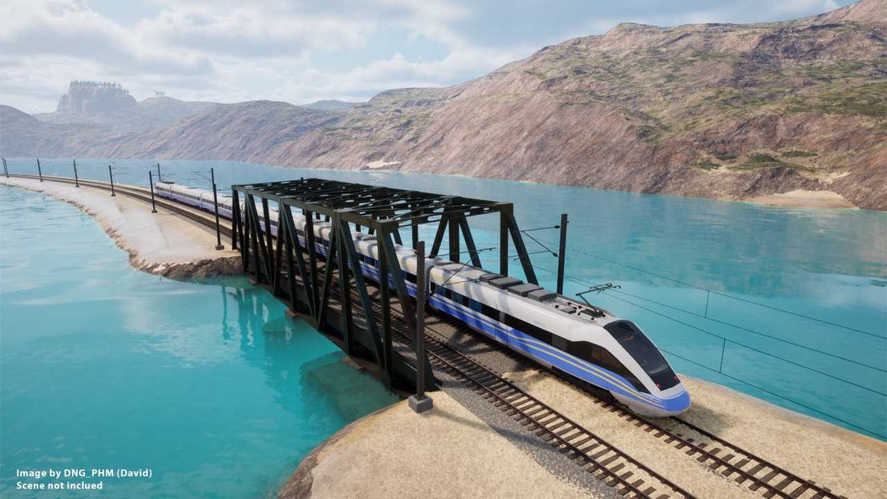 Railway System with IC Train