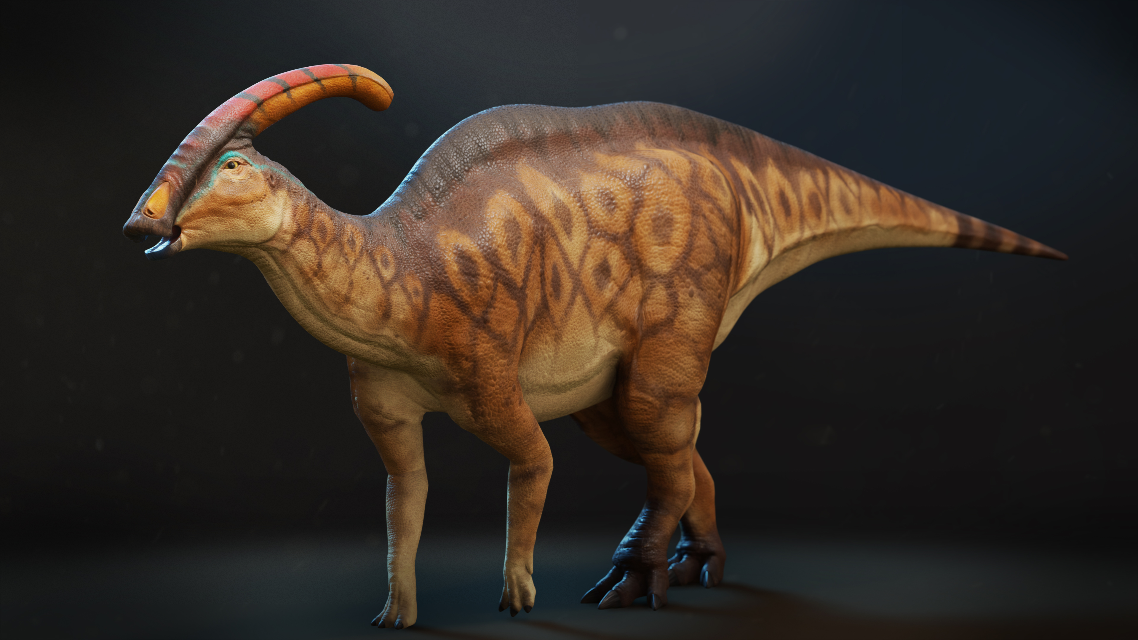 Parasaurolophus Talamh Roimh Am Parasaurolophus | Prehistoric Kingdom