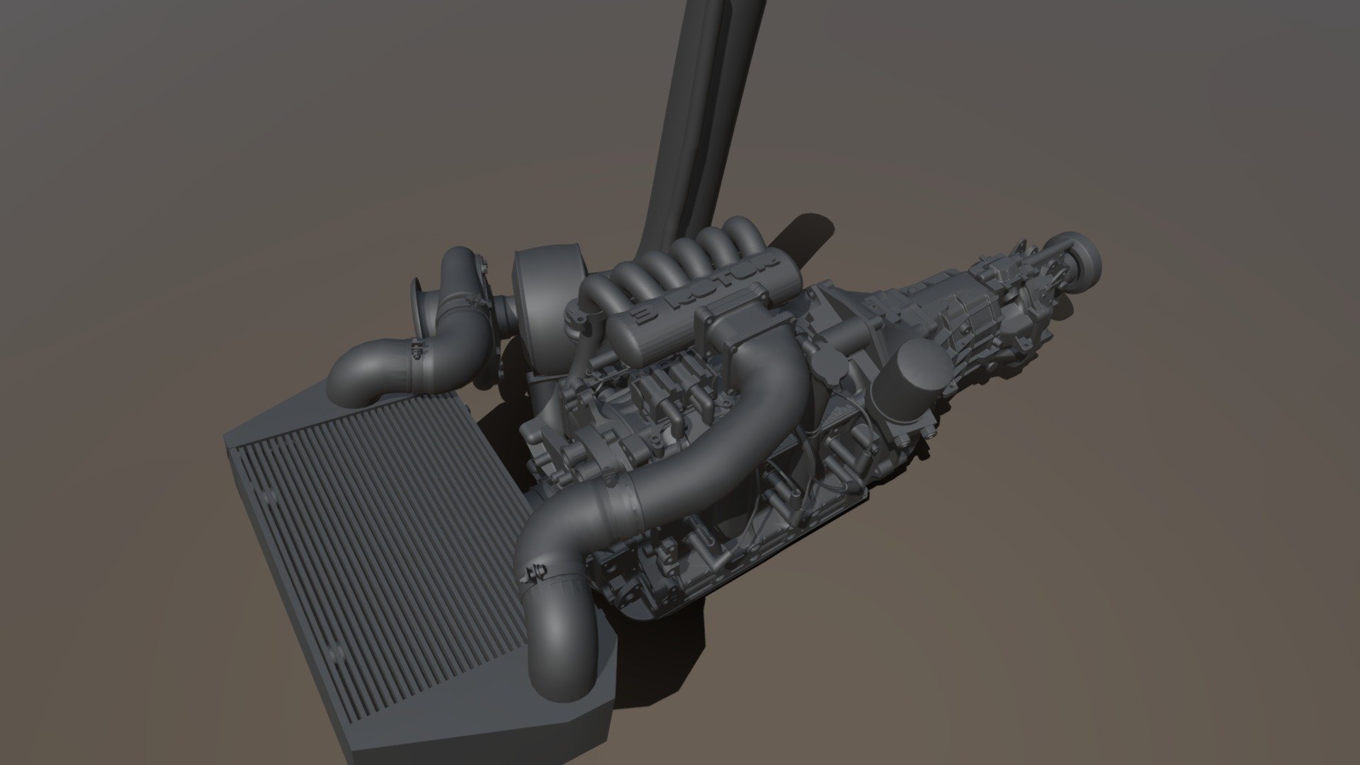 20B rotary engine turbo | Fab