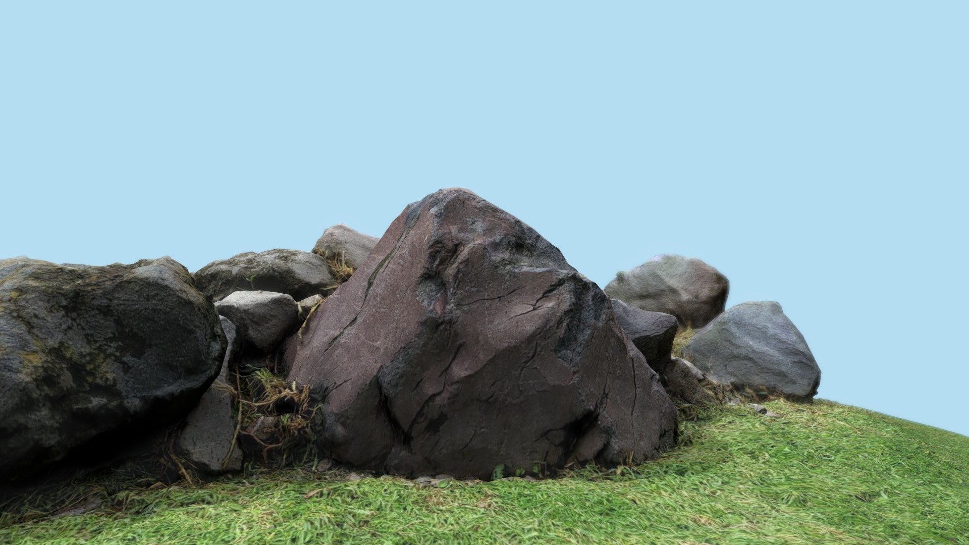 Free rock pile scan | Fab