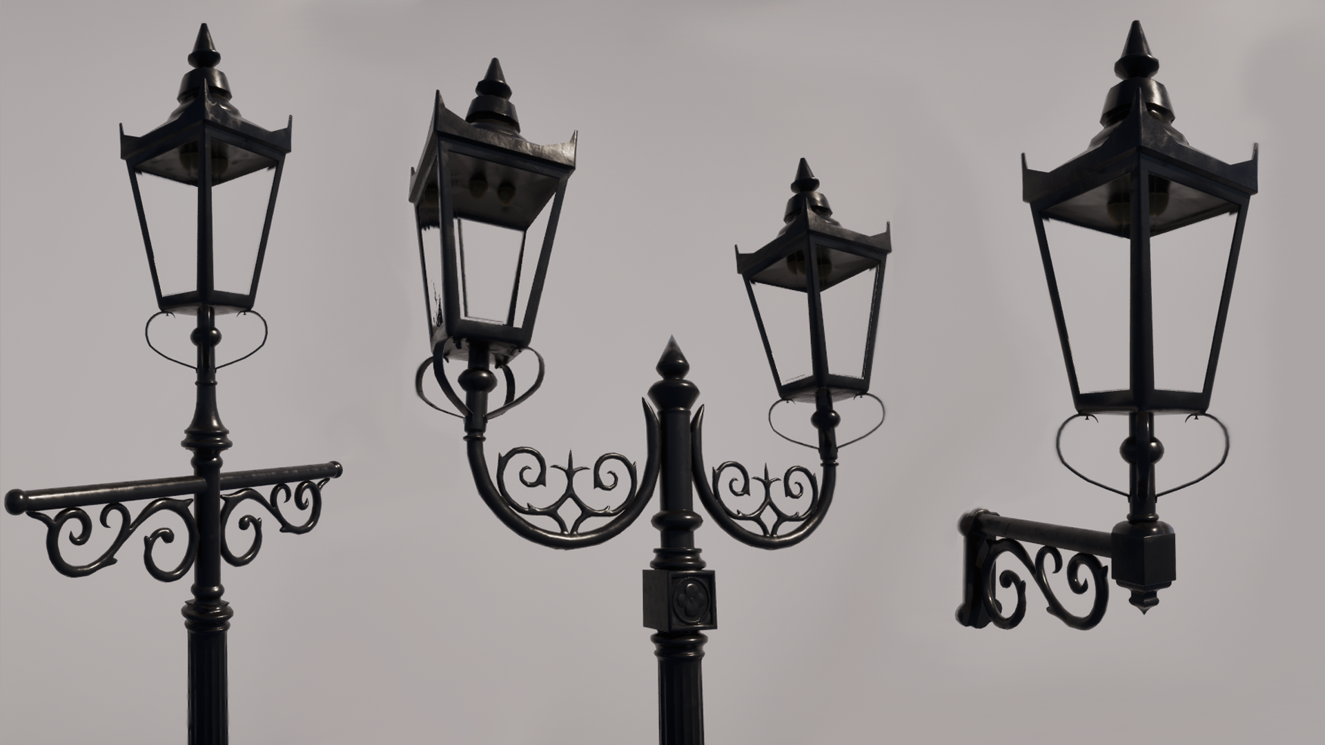 Victorian Lamp Post - 8 Piece Modular Lamps | Fab