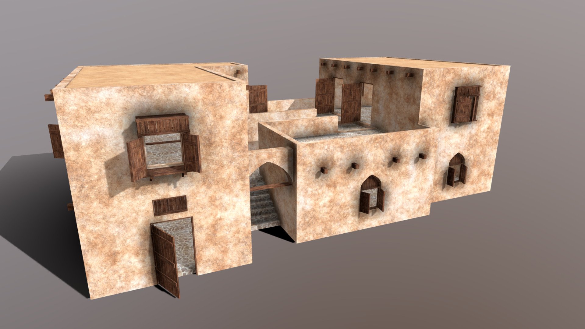 Ancient Desert Houses 5 | Fab