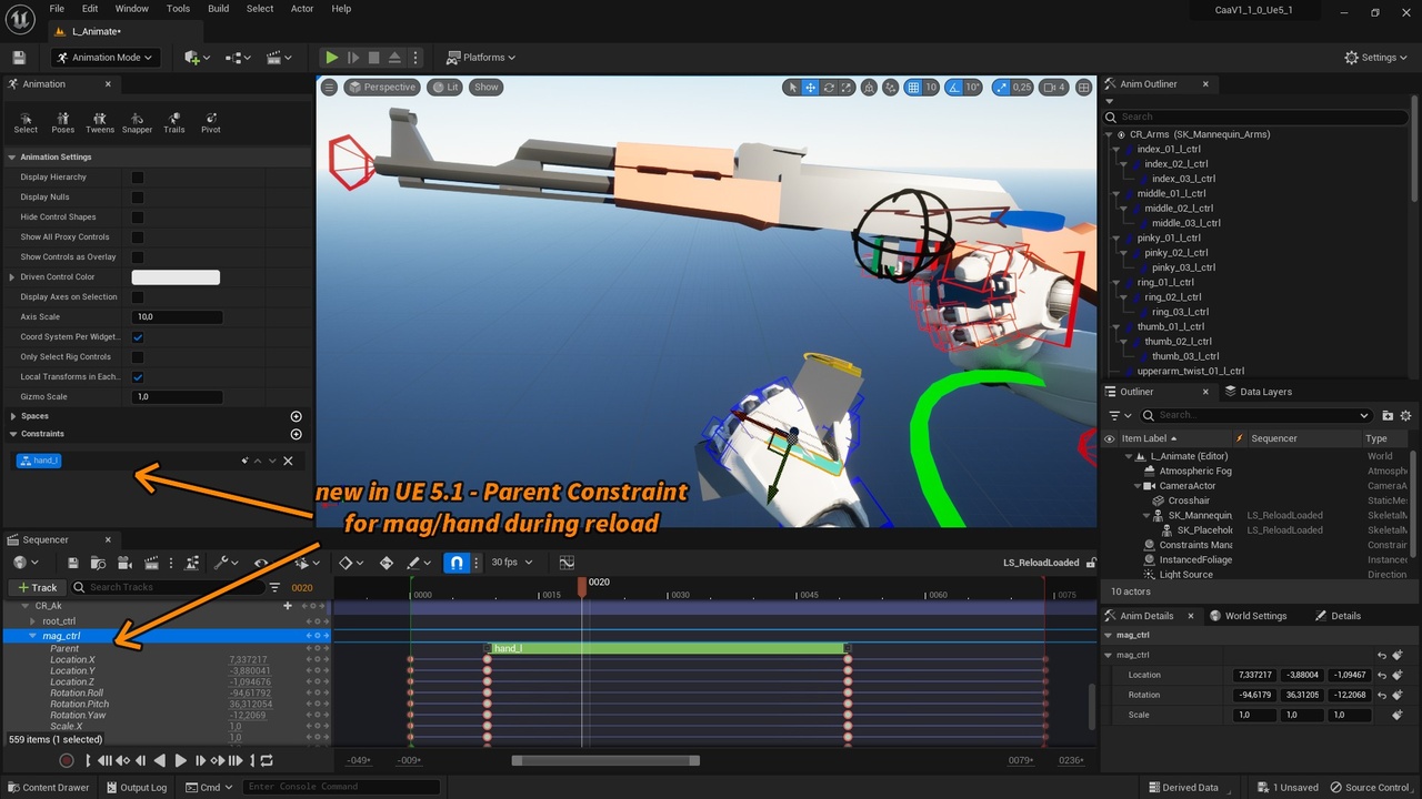 Customizable Arms Animations