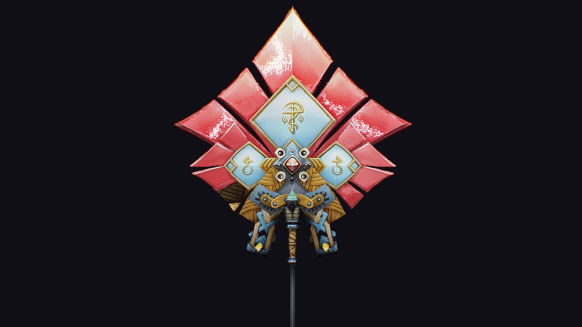 Magical Staff Magic Stick Fantasy Wand Axe Props Lowpoly Item | Fab