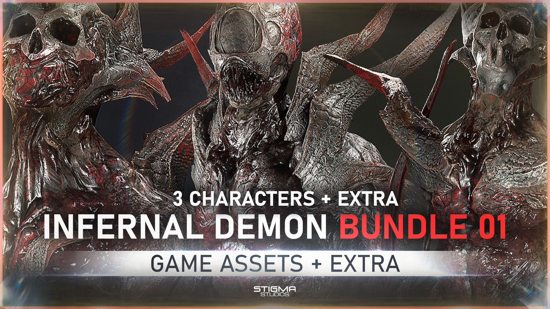 Infernal Demon Bundle 01 - Game Assets + Extra | STIGMA STUDIOS | Fab