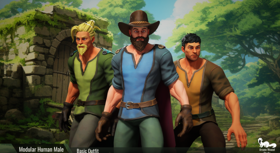 Modular Human Male | Fab