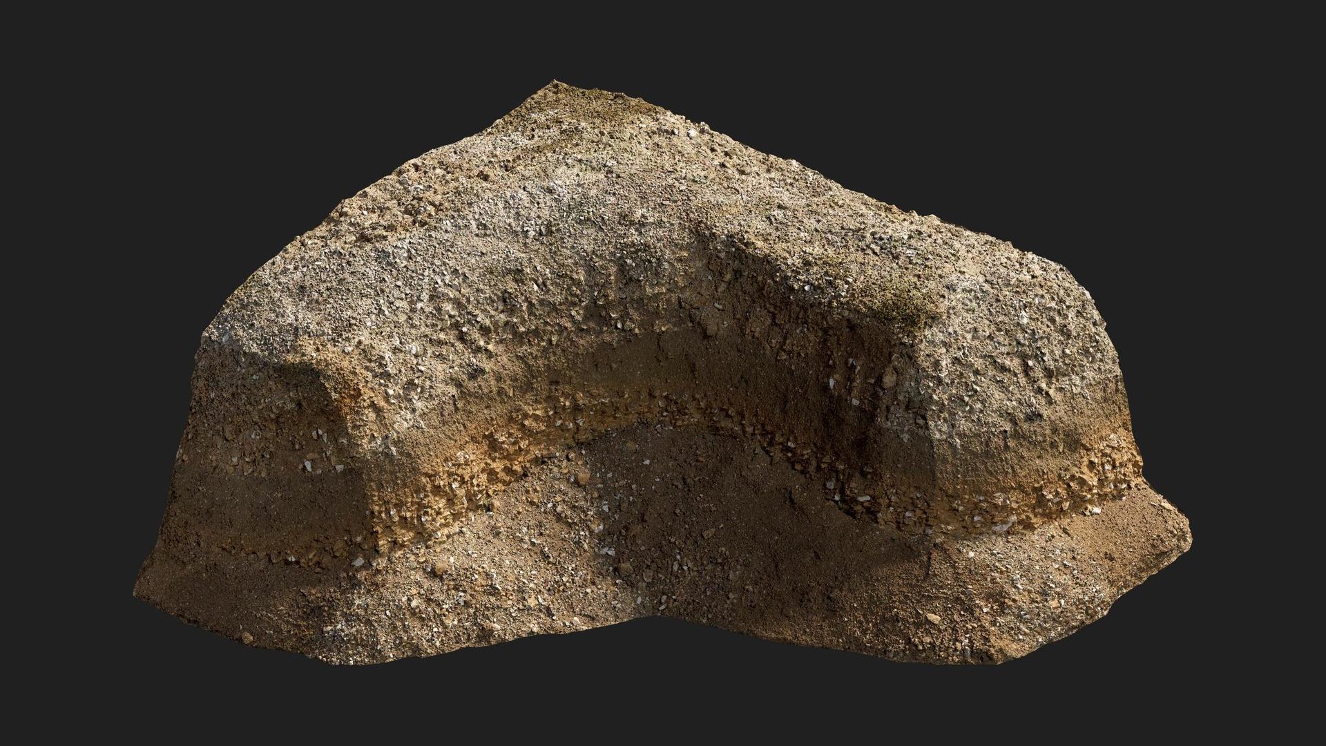 Military Trenches Wall Dirt Corner 04 | Fab
