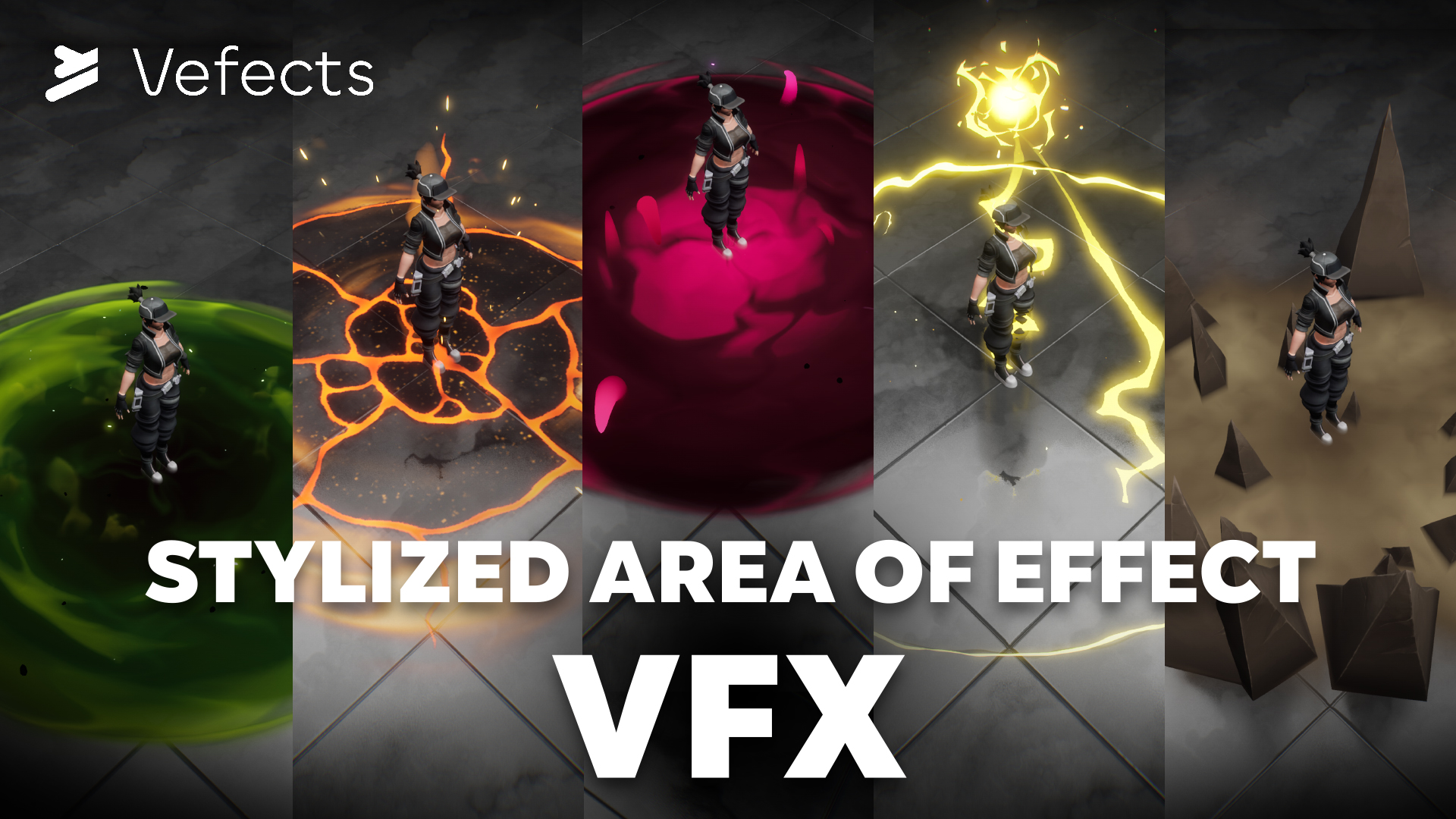 Stylized Area Of Effect VFX | Fab