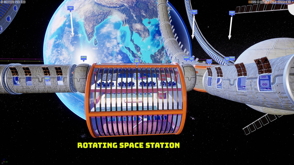 Rotating Space Station Design